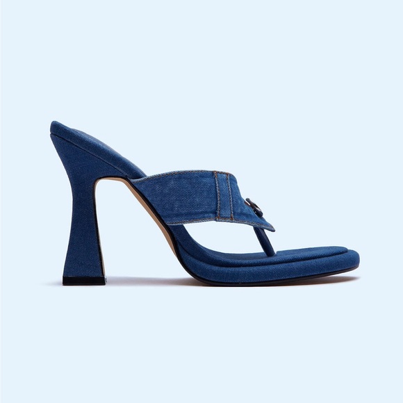 Fashion Nova | Shoes | Denim Heeled Mules | Poshmark